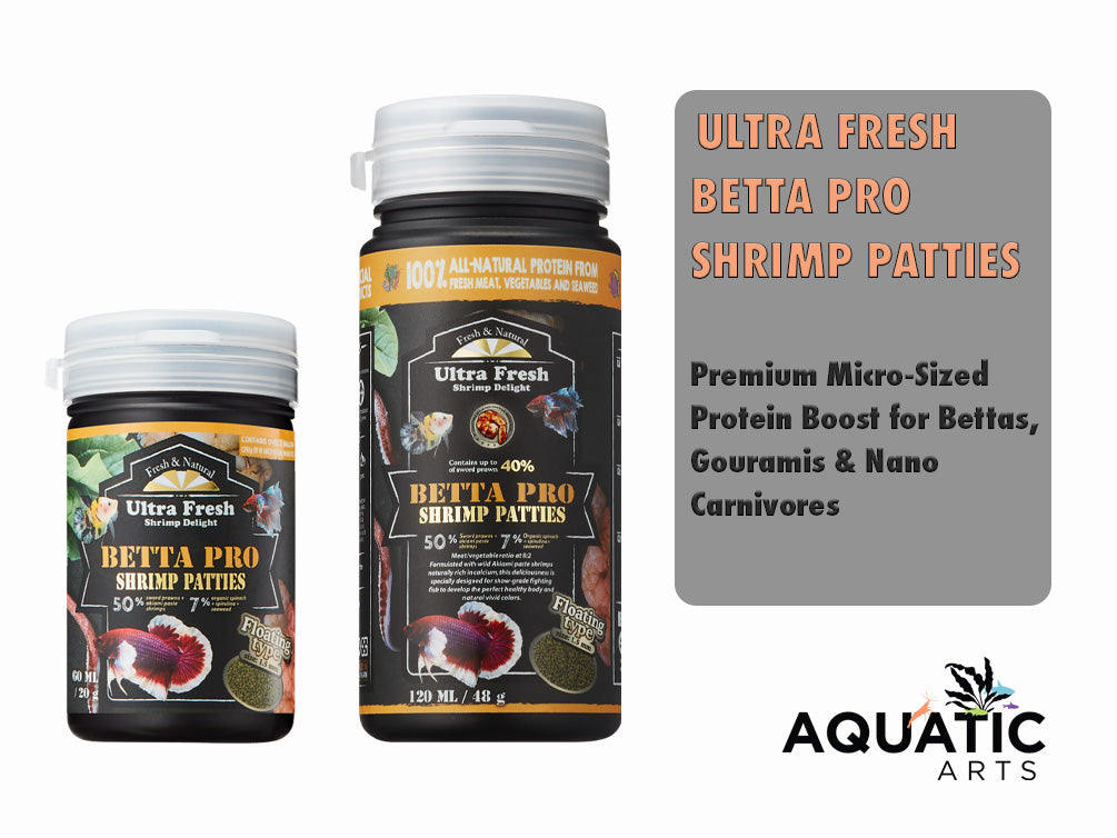 Ultra Fresh Betta Pro Shrimp Patties - Shrimp Delight – Aquatic Arts