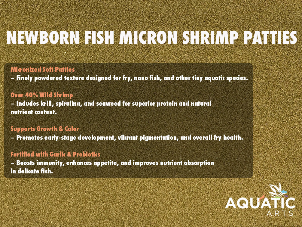 Ultra Fresh Newborn Fish Micron Shrimp Patties – Aquatic Arts