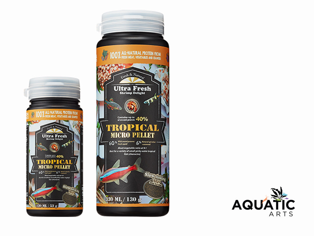 Ultra Fresh Tropical Micro Pellets – Shrimp Delight Formula – Aquatic Arts