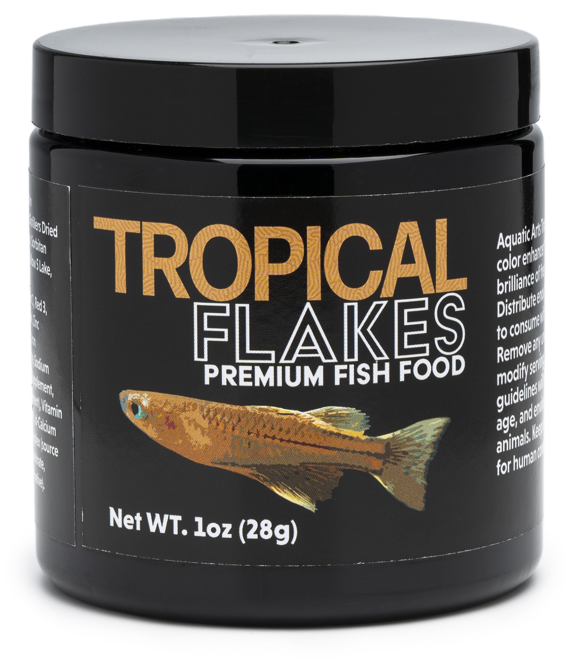 Aquatic Arts Tropical Flakes Premium Fish Food (1-2oz.)