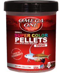 Omega One Super Color Sinking Pellets (Various Sizes) - Aquatic Arts