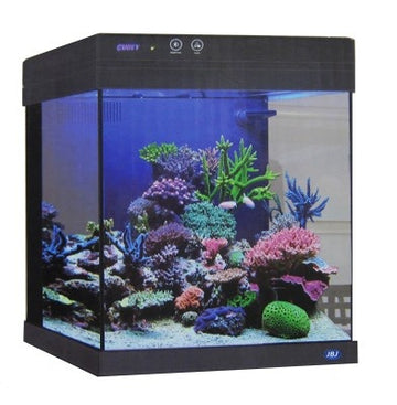 JBJ 15 Gallon Black Cubey Mid-Size All-In-One Aquarium – Aquatic Arts